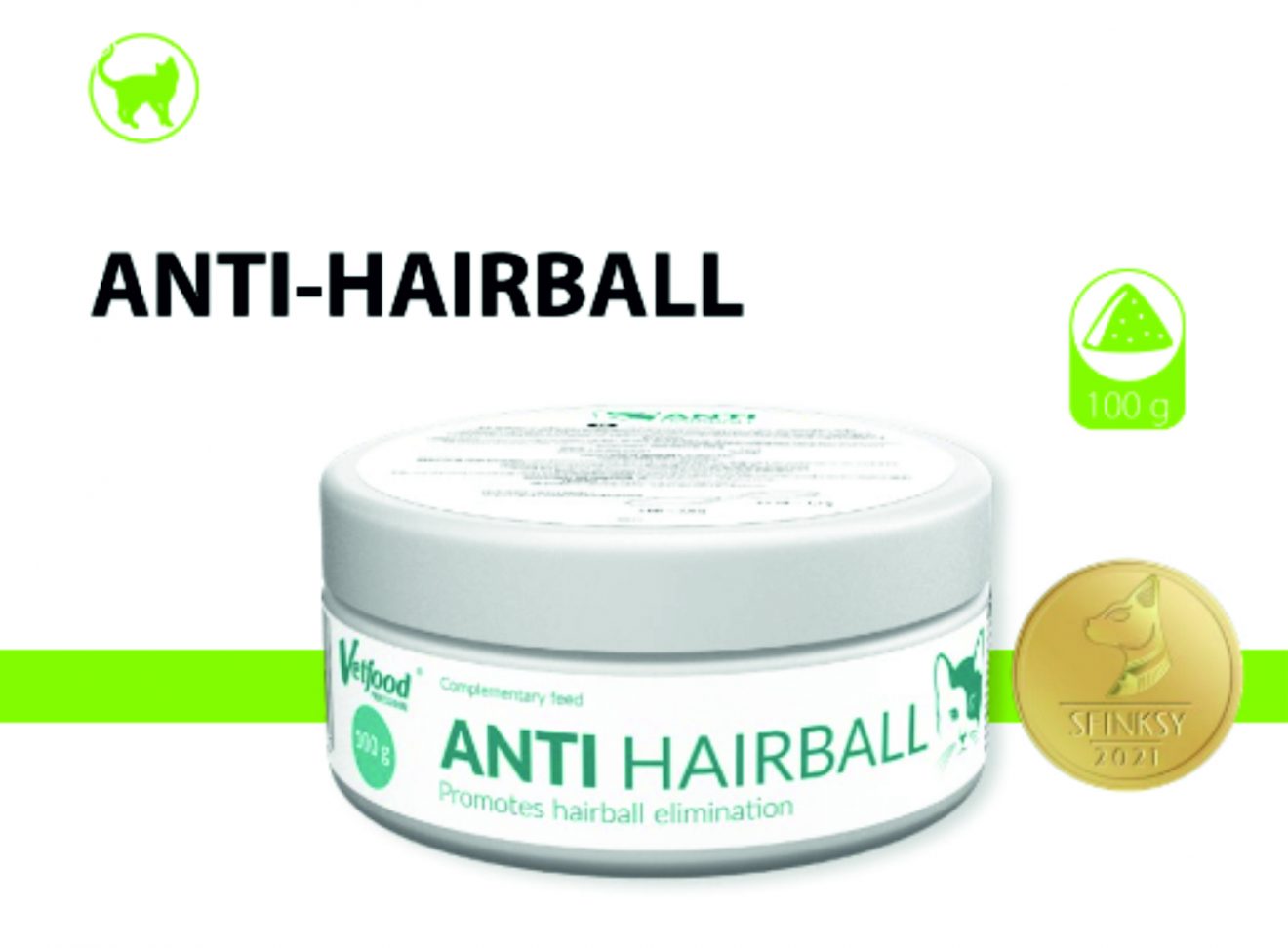Anti Hairball 100 g za mačke omega-3,6 - Agroart