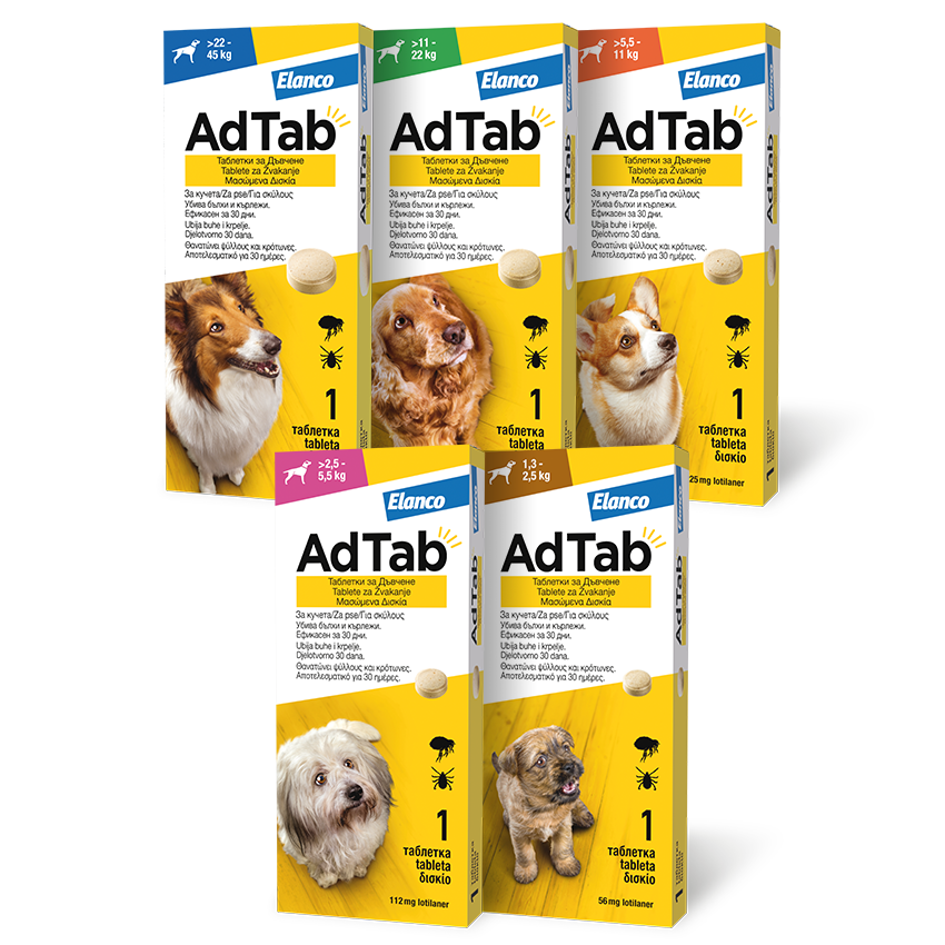 AdTab tablete protiv buha i krpelja - Agroart