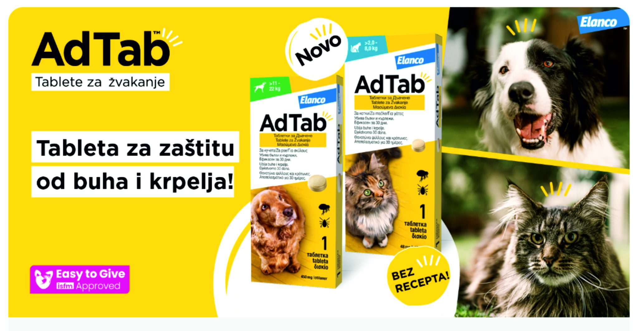 AdTab tablete protiv buha i krpelja - Agroart